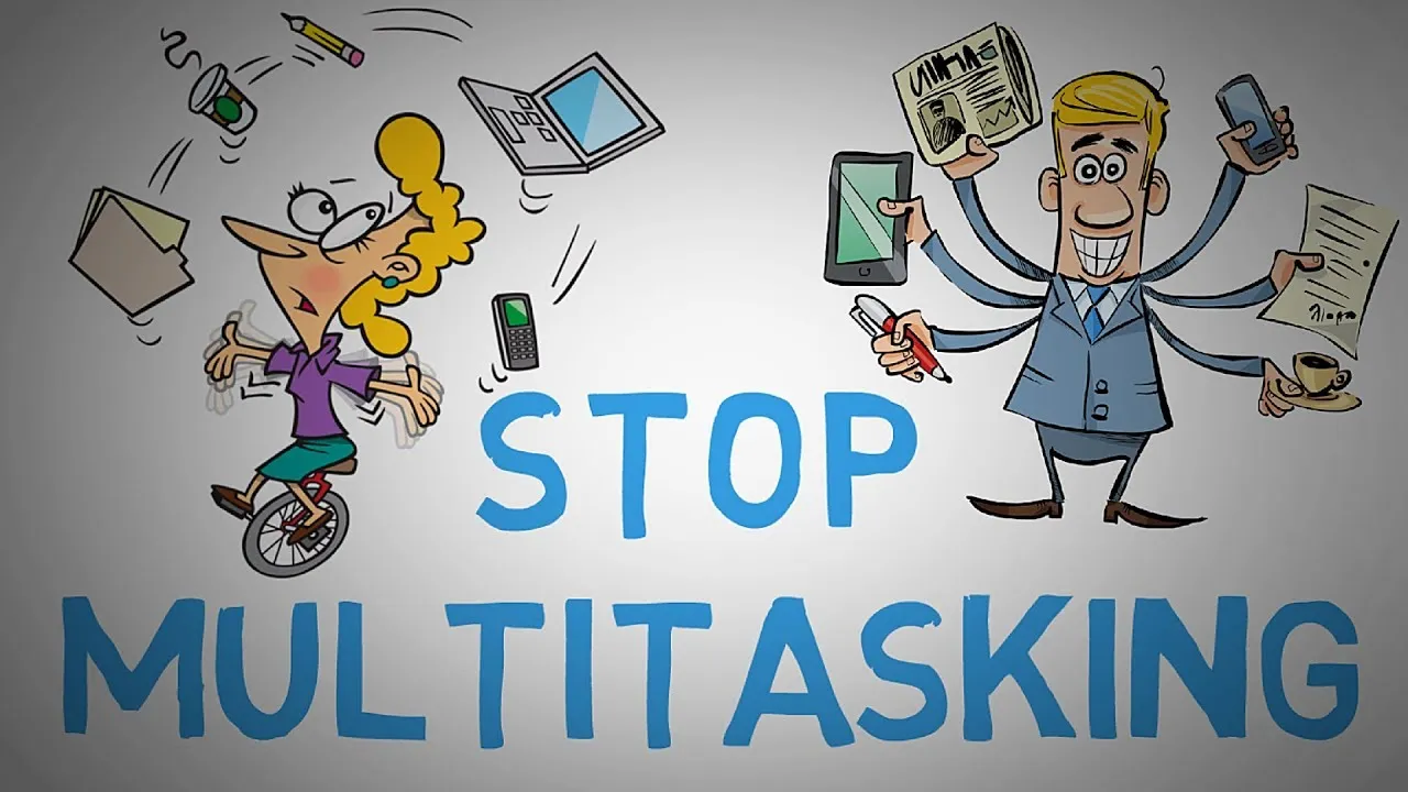 STOP MULTITASKING NOW - Why It's NOT Efficient to Multitask (animated ...