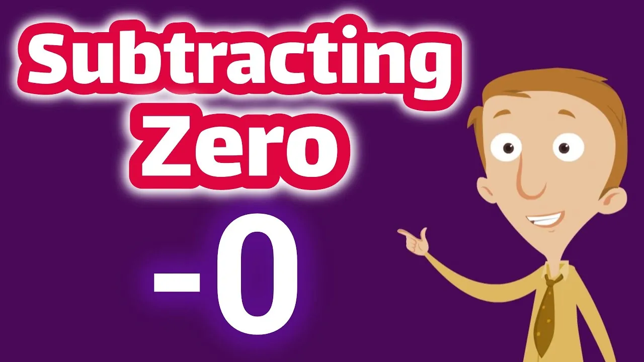 Subtracting Zero | First Grade and Kindergarten Subtraction Math ...