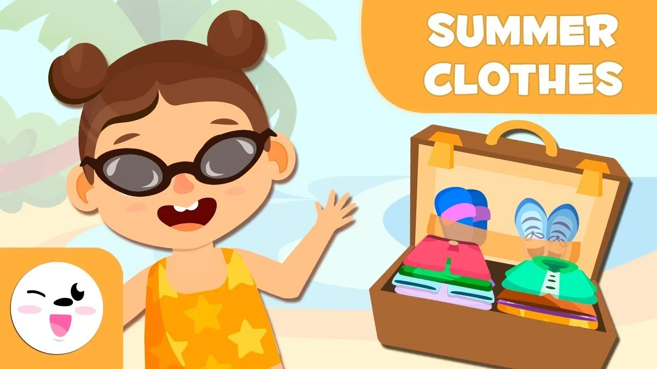 Summer clothes - Vocabulary in English for kids - ClassX
