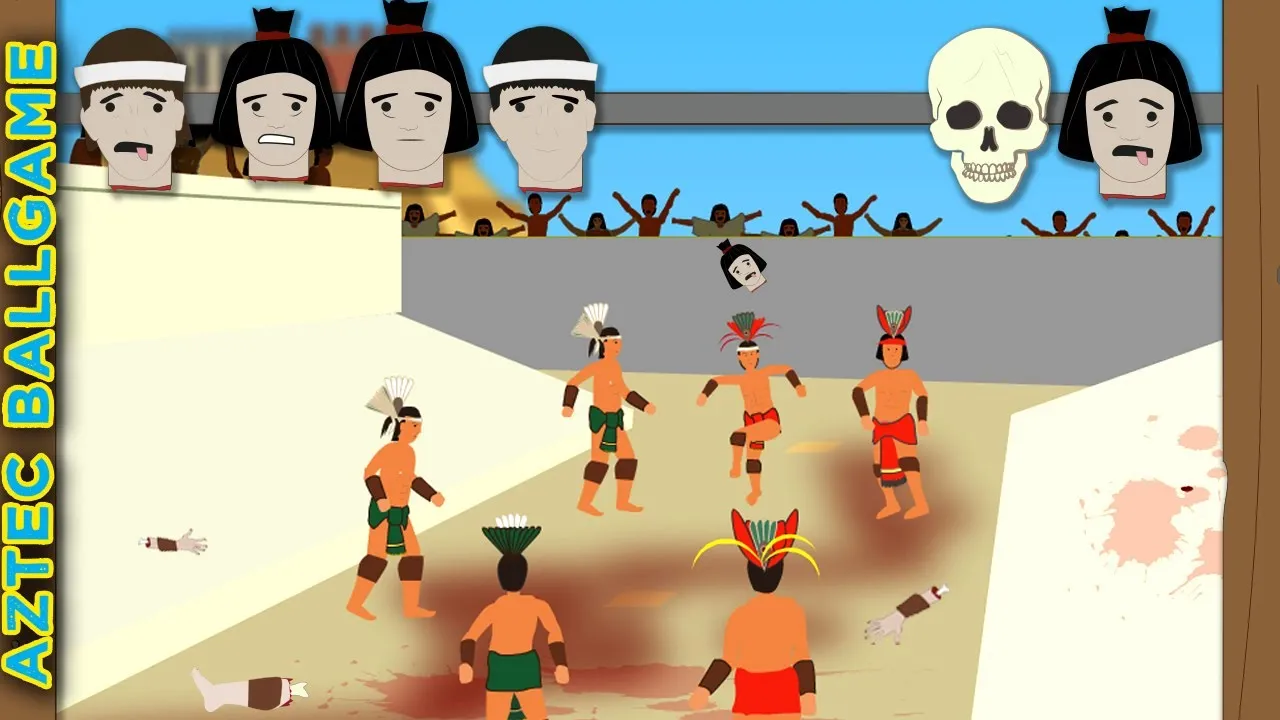 The Aztec Ballgame where the Losers were Sacrificed - ClassX