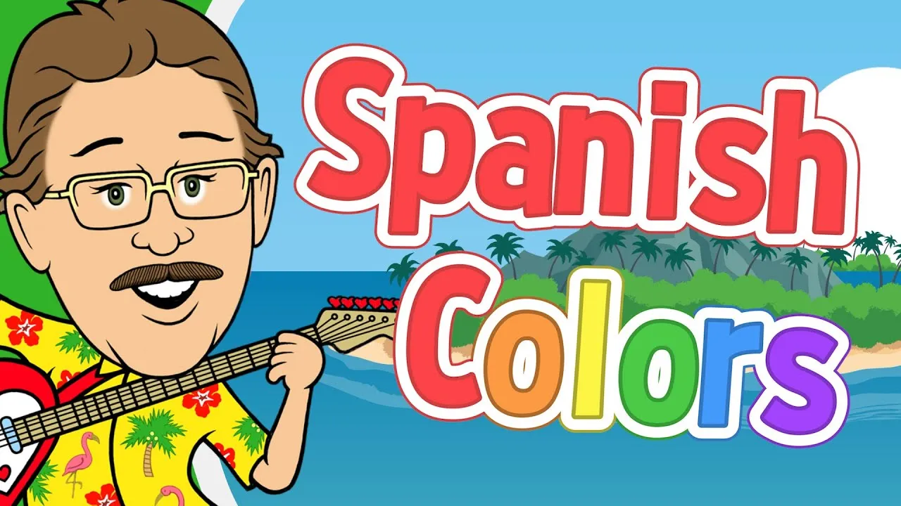 The Colors in Spanish Colors Song | Colores | Spanish and English ...