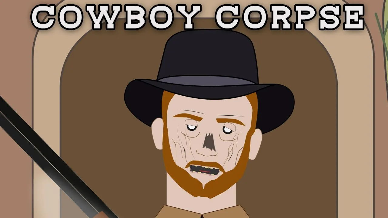 The Dead Gunslinger Corpse used as a Movie Prop - ClassX