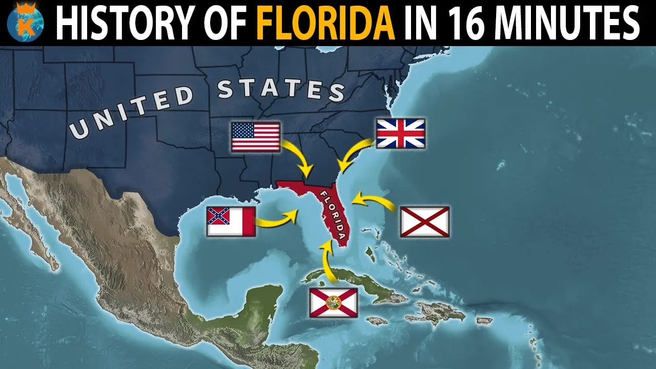THE HISTORY OF FLORIDA in 16 Minutes - ClassX