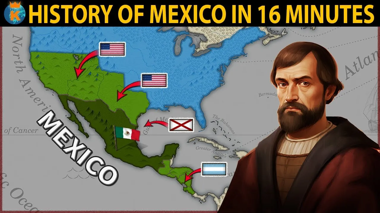 The History of Mexico in 16 Minutes - ClassX