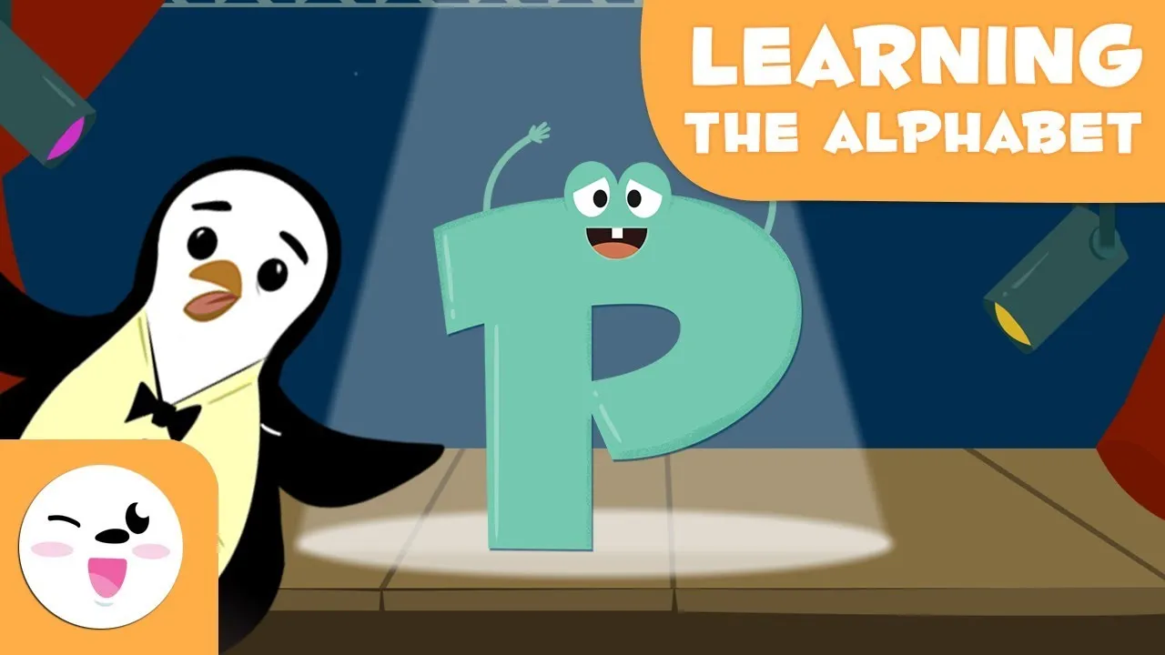 The letter "P" with Paul the Penguin - The alphabet - Phonics For Kids ...
