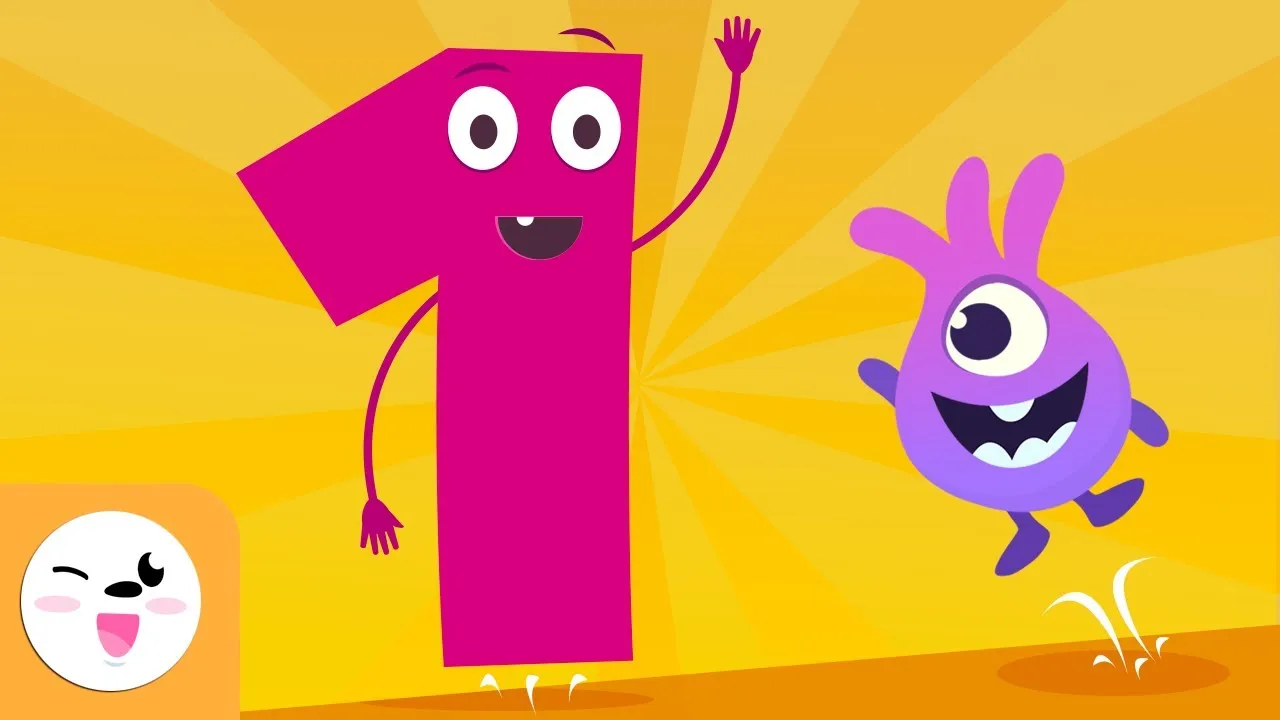 The number 1 for kids - Learning to count - Numbers for children - The ...