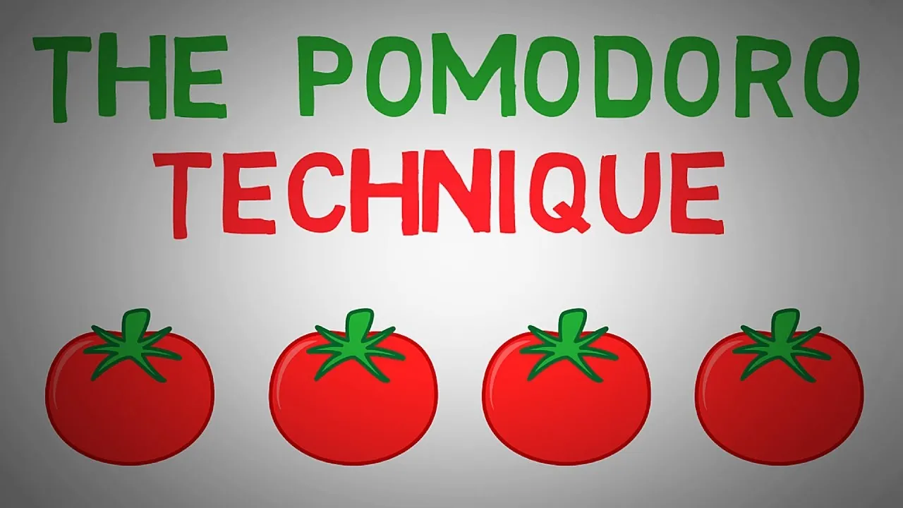 The Pomodoro Technique - Study And Productivity Technique (animated ...