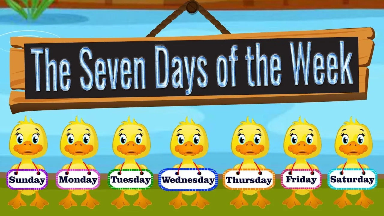 The Seven Days of the Week with the Seven Ducklings | Quack, Quack ...