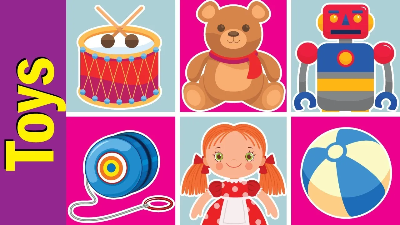 Toys Vocabulary Chant for Children - ClassX