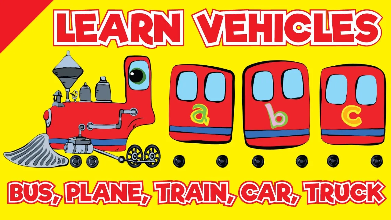 Transportation Song | Bus, Plane, Train, Car, Truck | Songs For ...