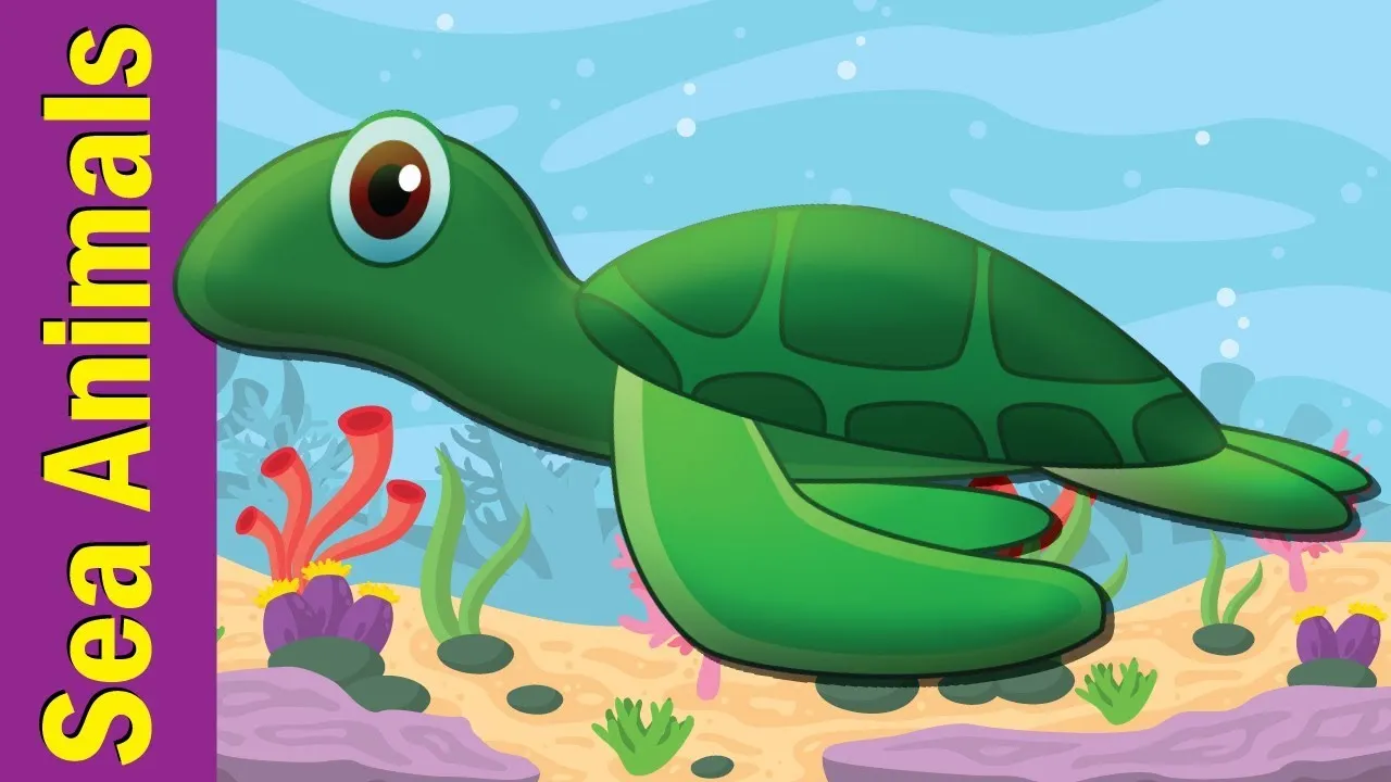 Under The Sea #2 | Marine and Sea Animals Song for Kids | Nursery ...