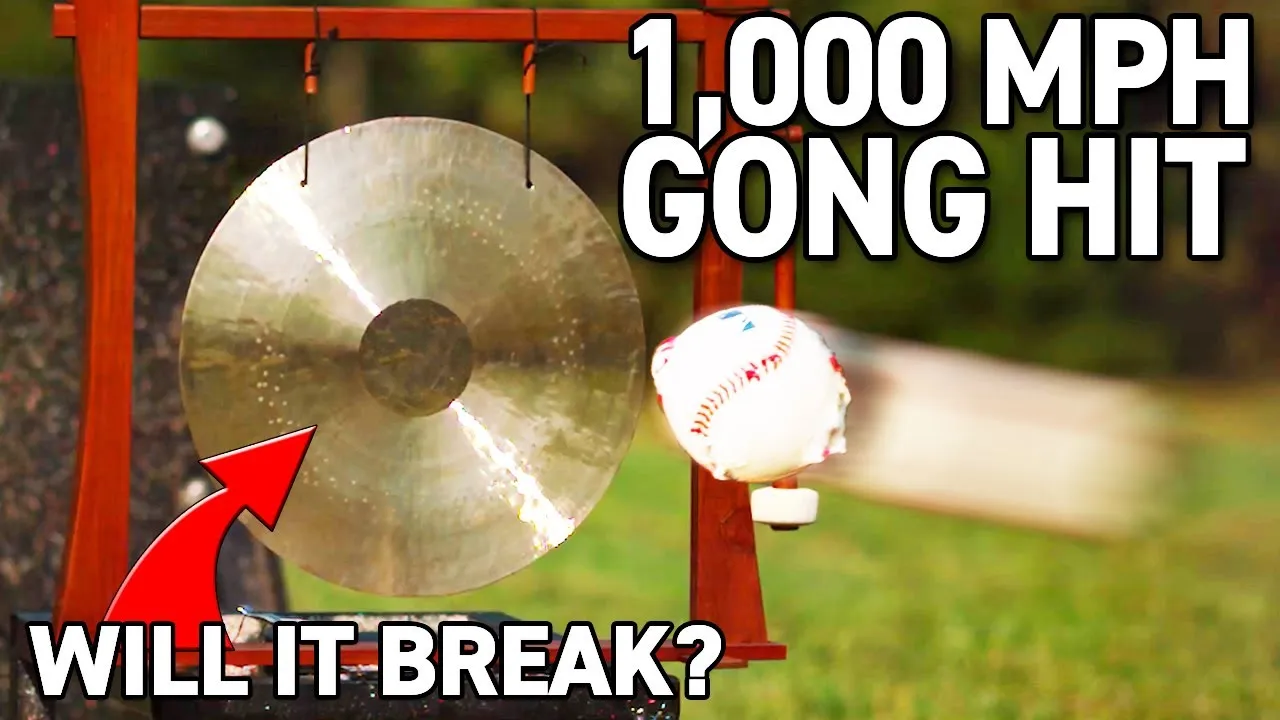 What does a Gong Sound Like when Hit with a 1189mph Baseball? - Smarter ...