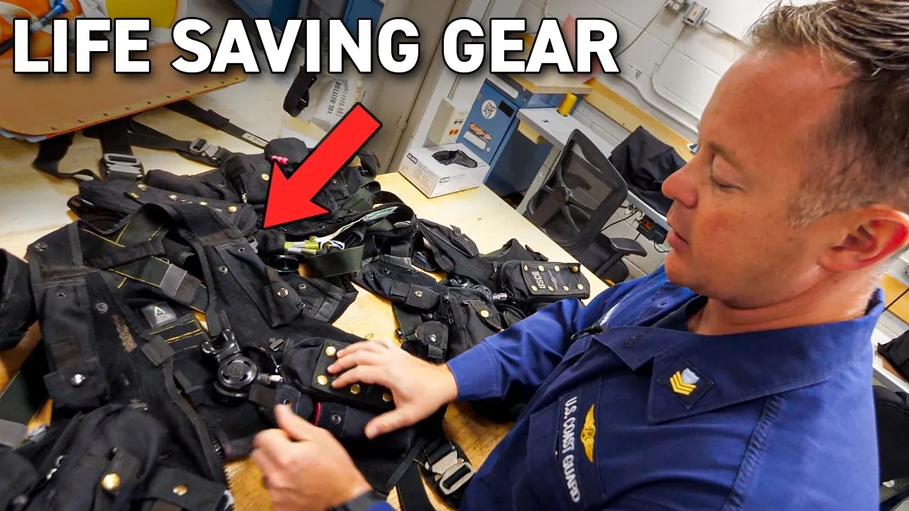 What Gear Does a US Coast Guard Rescue Swimmer Carry? - Smarter Every ...
