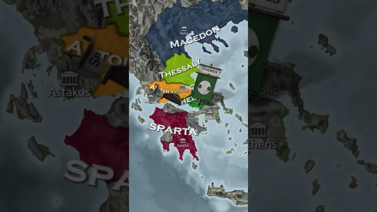 Why Did Sparta Collapse History Sparta Ancient Map Classx