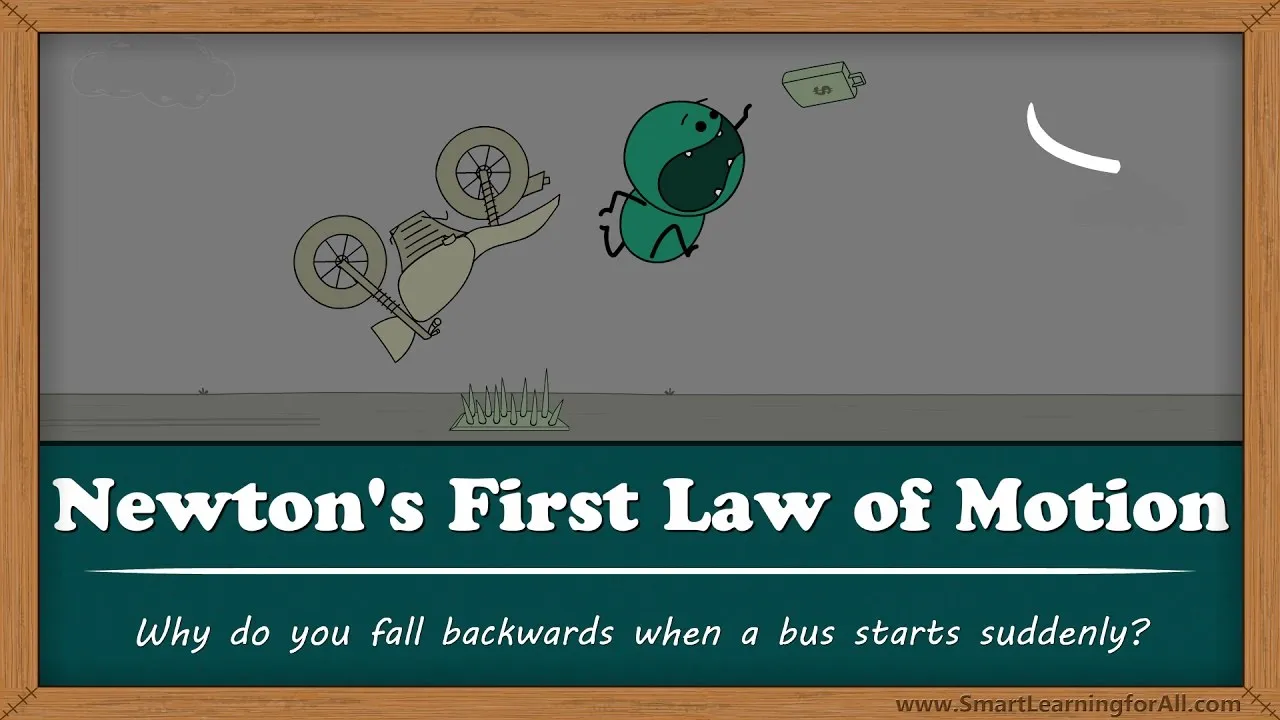 Why do you fall backwards when a bus starts suddenly? - ClassX