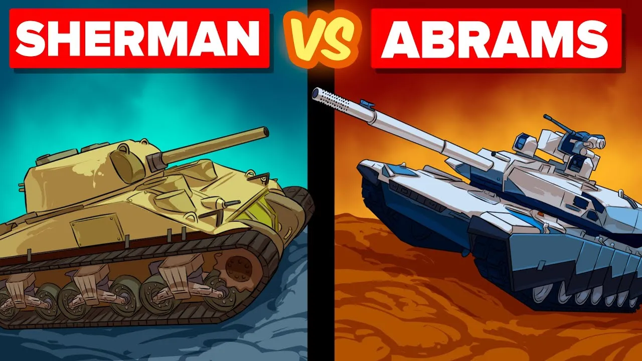 World War 2 Tank vs Modern Abrams Tank - Who Wins? - ClassX