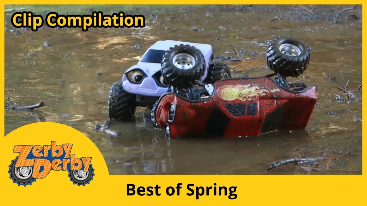 Zerby Derby |????| A RAINY & MUDDY DAY IN ZERBY TOWN |☔| Best of Spring ...