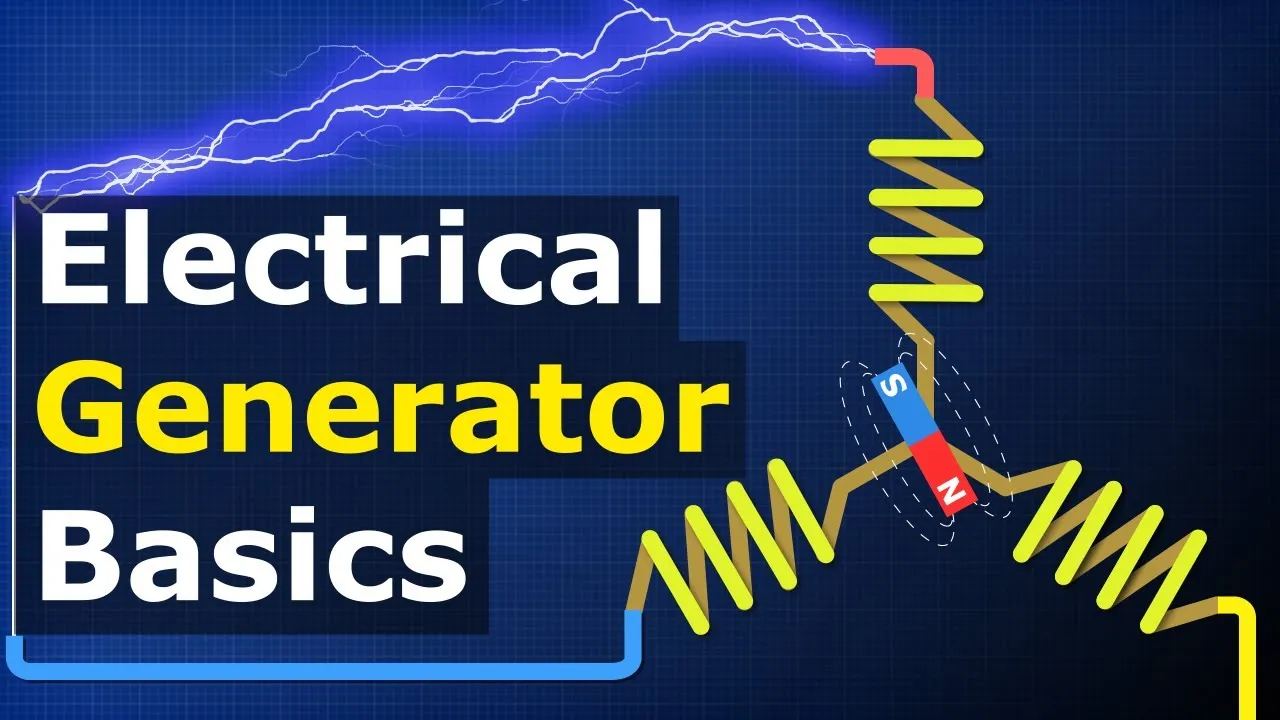 AC Electrical Generator Basics - How electricity is generated - ClassX