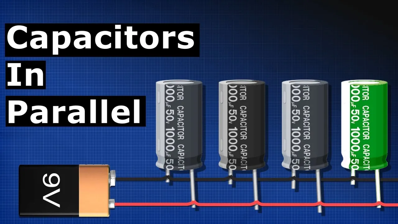 Capacitors in Parallel - calculations electronics engineering - ClassX